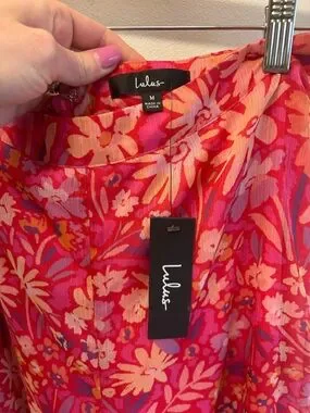 Lulus | Pants & Jumpsuits | Lulus Flower Fun Flowy Pants | Poshmark